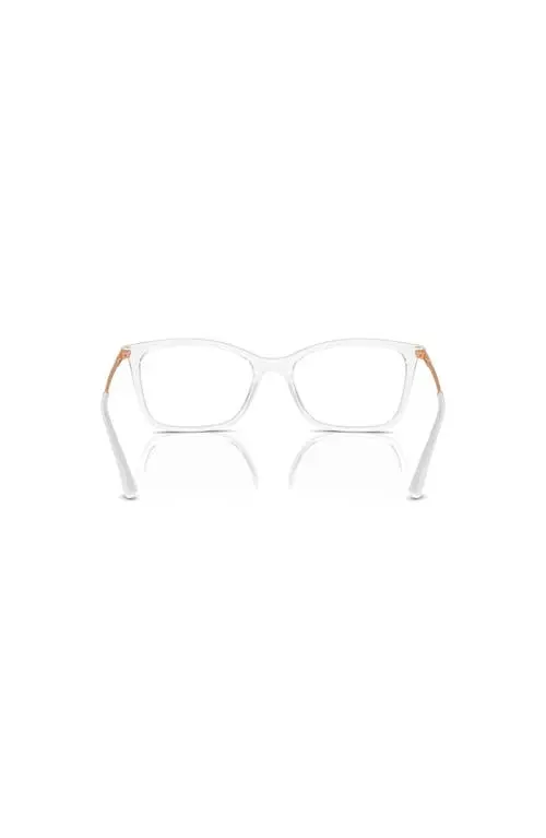 VOGUE EYEWEAR 51mm Butterfly Optical Glasses - Transparent