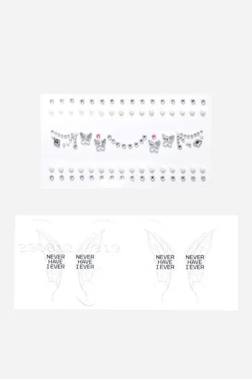 NEVER HAVE I EVER Whimsical Wings Face Adornments
