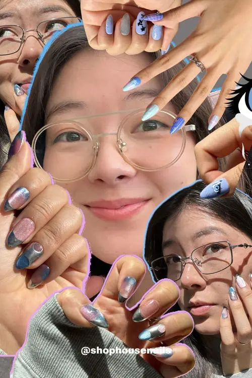 NEVER HAVE I EVER Titanium Jelly Press On Nail Jade Roland