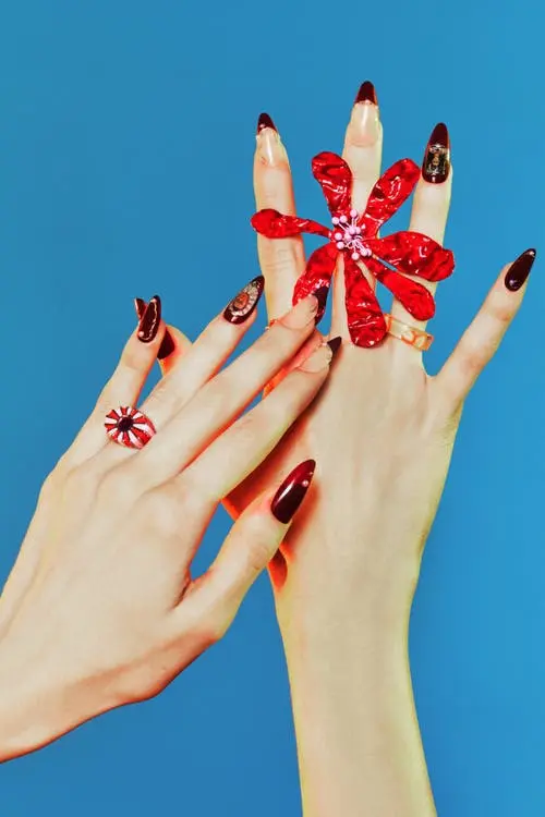 NEVER HAVE I EVER Frida Kahlo Almond Press On Nails