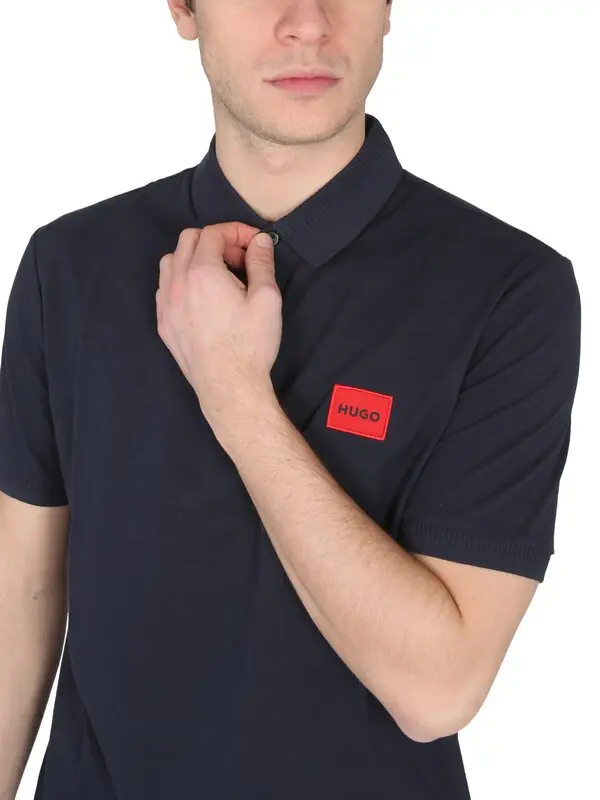 Hugo Polo Con Patch Logo