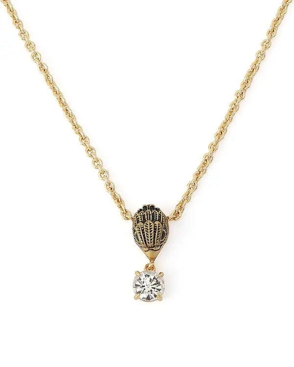 Kurt Geiger Signature Eagle Stone Pendant Necklace - Crystal
