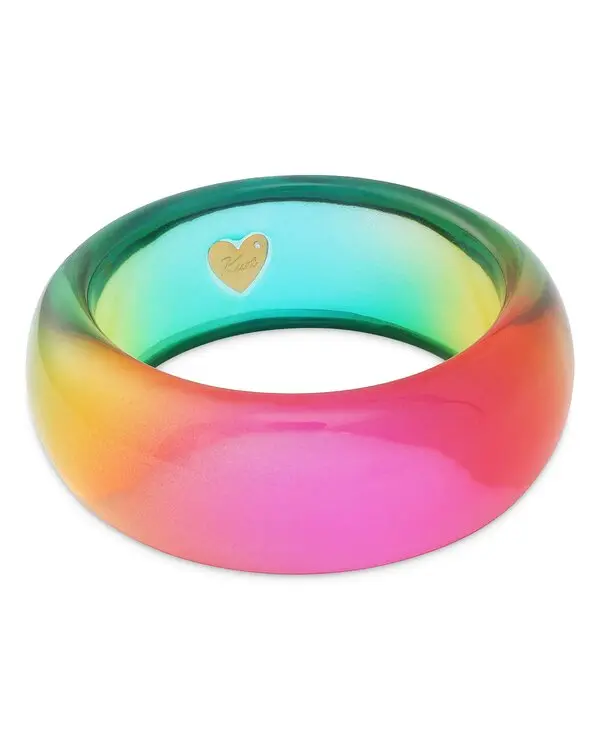 Kurt Geiger Rainbow Ombre Resin Bangle Bracelet