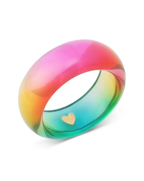 Kurt Geiger Rainbow Ombre Resin Bangle Bracelet