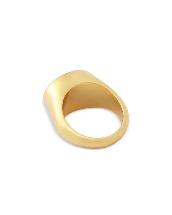 Kurt Geiger Signature Eagle Malachite Signet Ring