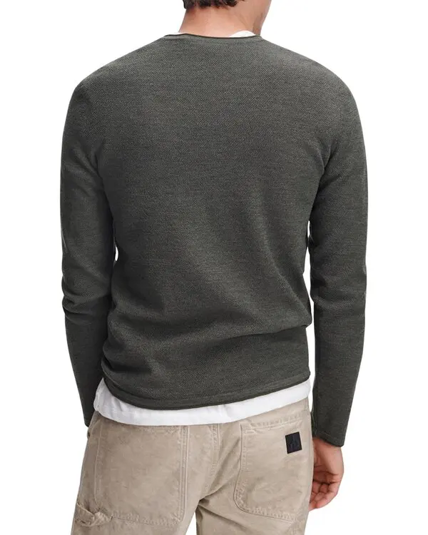 Rag & Bone Brooks Wool Crewneck Sweater - Army