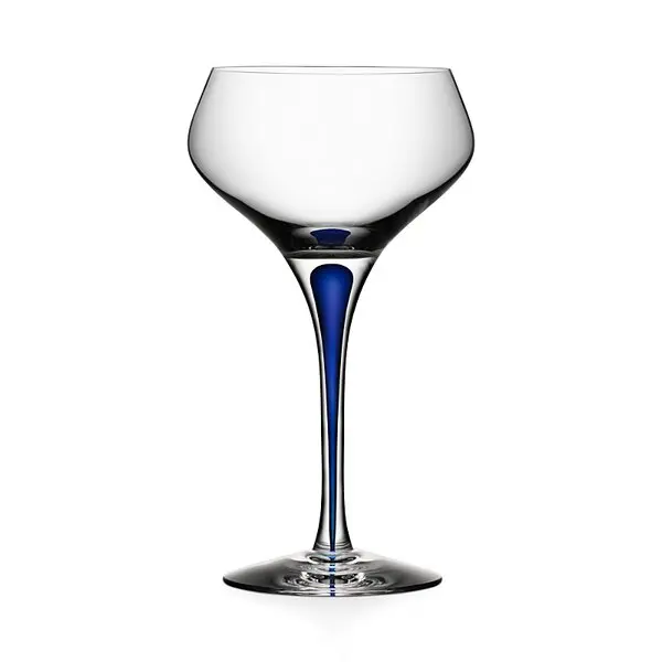 ORREFORS Intermezzo Blue Champagne Coupe