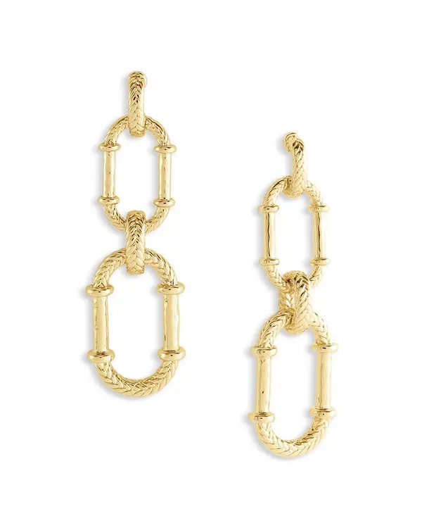 ANABEL ARAM Cheval Braid Drop Earrings