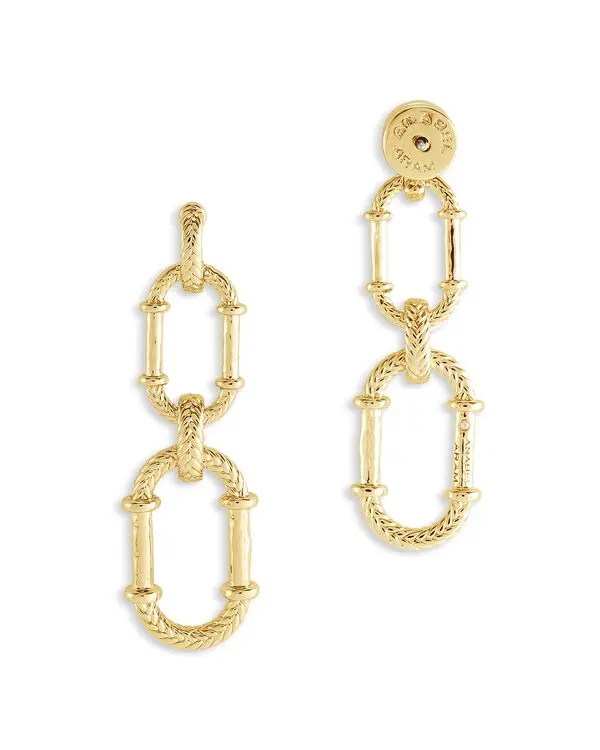 ANABEL ARAM Cheval Braid Drop Earrings