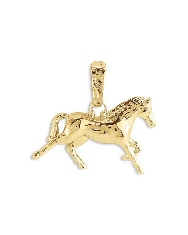 ANABEL ARAM Cheval Horse Charm - Gold