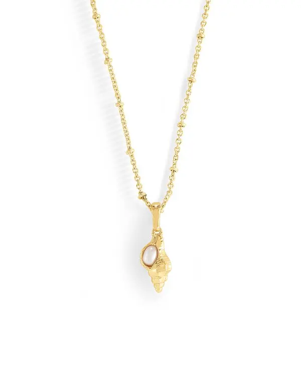 ANABEL ARAM Milos Freshwater Pearl Shell Charm