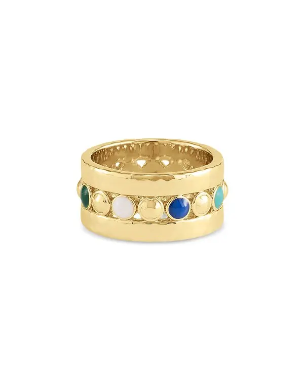 ANABEL ARAM Milos Multicolor Ring - Gold/multi