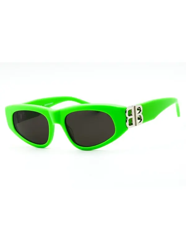 Balenciaga Bb0095s Sunglasses - 009 - Green/grey