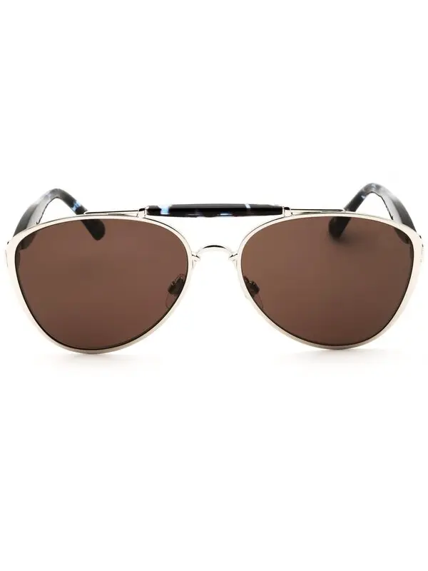 Burberry Be3160 Sunglasses - Silver/brown