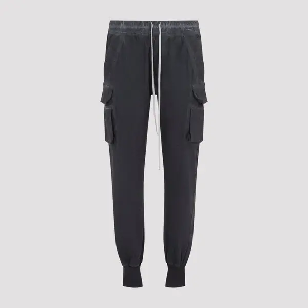 Rick Owens Mastodon Cut Regular Straight-leg Cotton Pants - Black