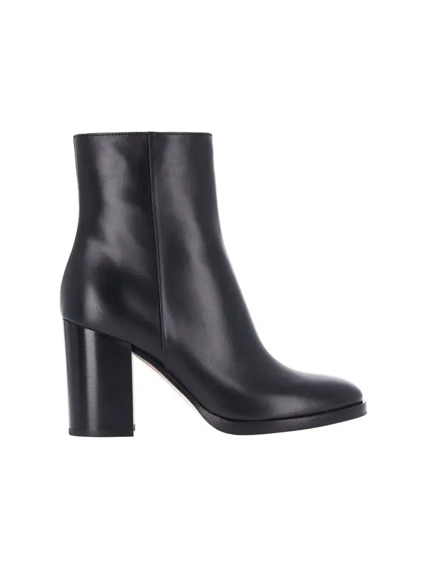 GIANVITO ROSSI Calf Leather Boots - Black