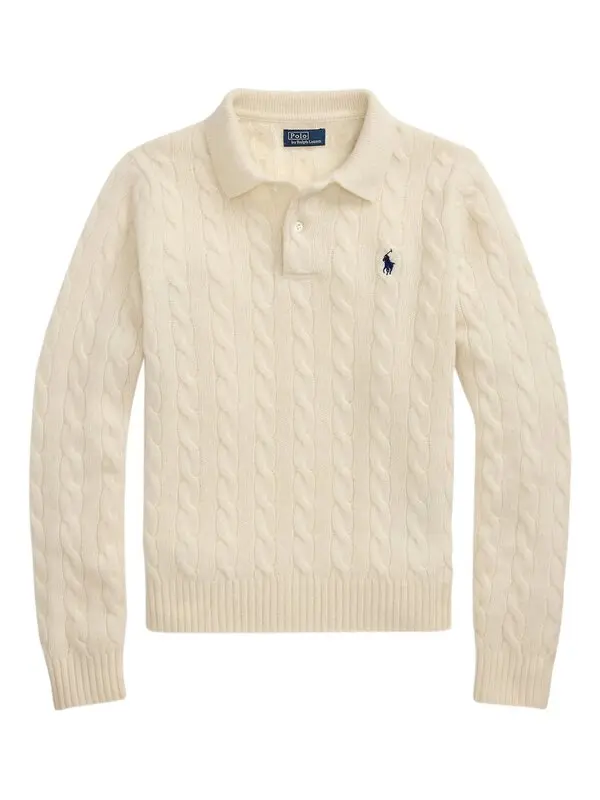 Polo Ralph Lauren Rib-knit Polo Collar Sweater