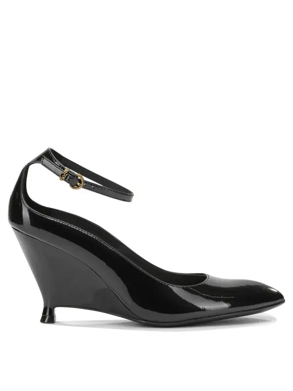 Pinko Leather Heeled Shoes - Black