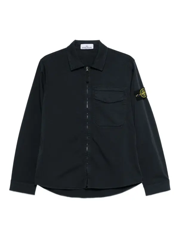 Stone Island Chest Patch Pocket Jacket - Blu