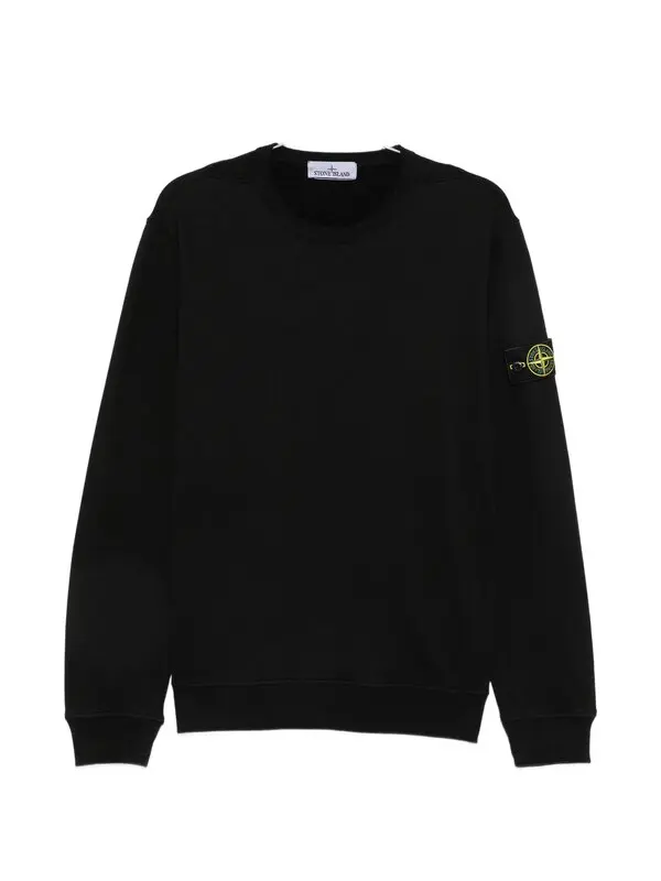 Stone Island Crewneck Sweatshirt With Sleeve Badge