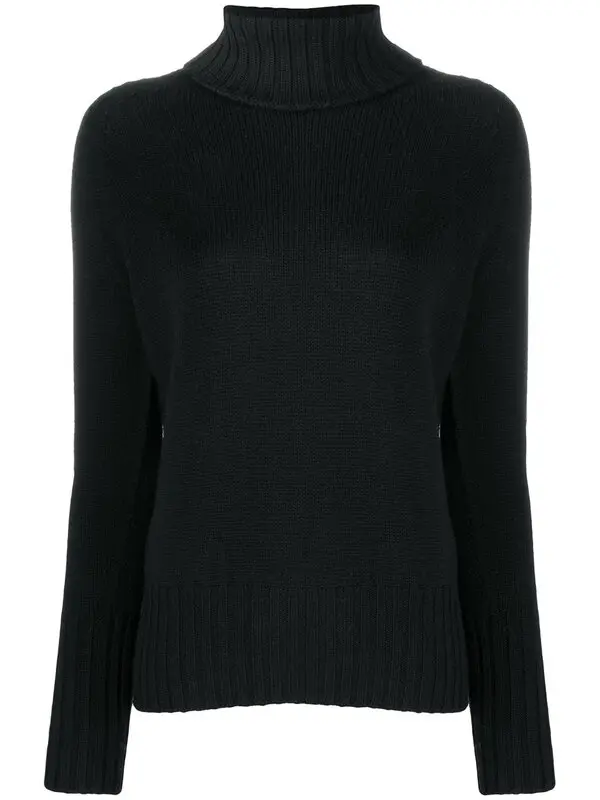 DRUMOHR 100% Merino Wool Sweater - Black