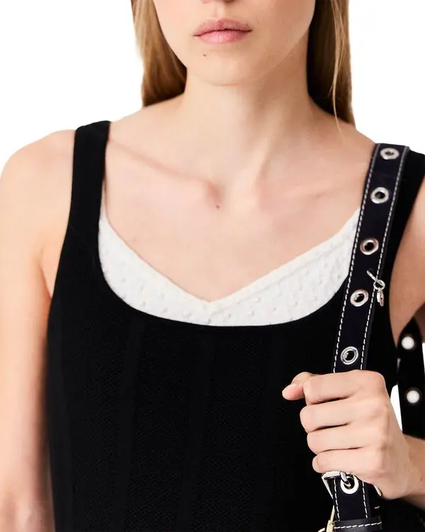 Maje 2 In 1 Effect Mini Dress