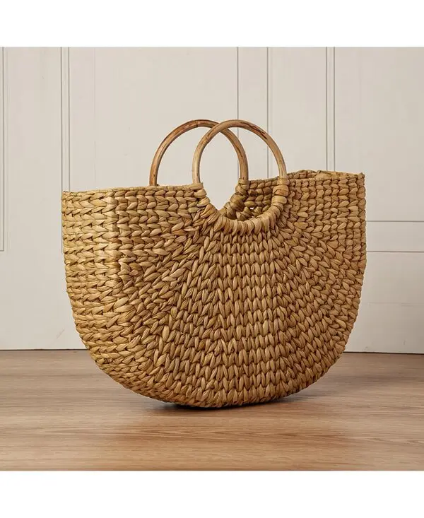 VERVE CULTURE Circle Handle Tote