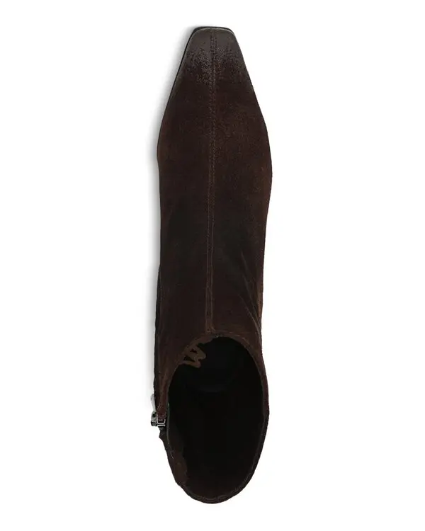 Sam Edelman Harmony Mid Heel Ankle Boots - Espresso Bean