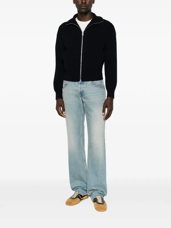 Extreme Cashmere Ribbed Cashmere Cardigan