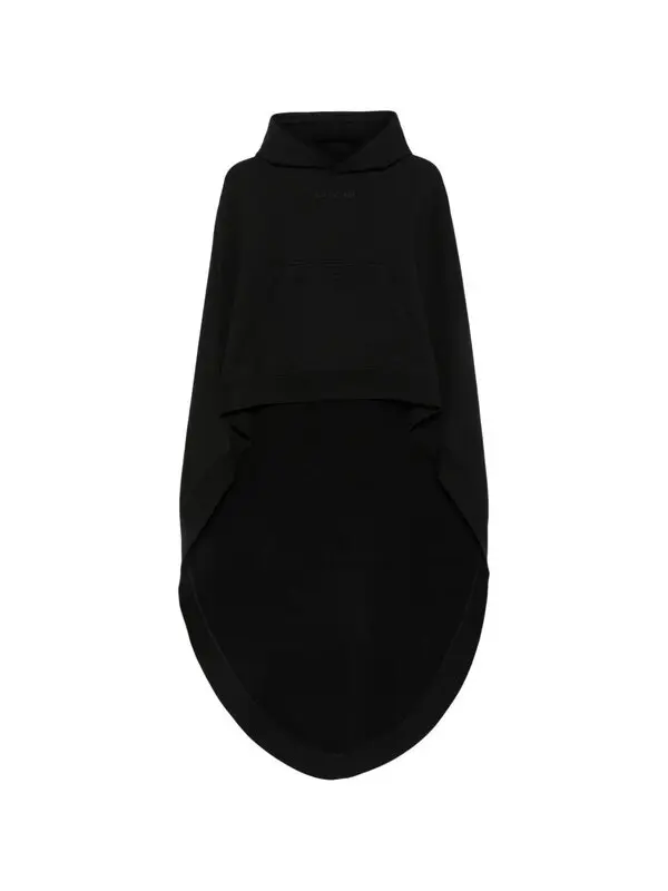 Balenciaga Oversized Cotton Sweatshirt - Black