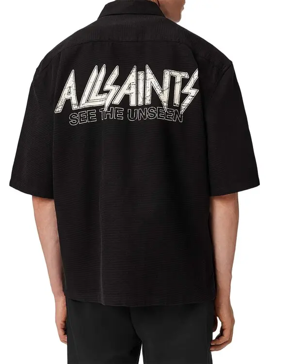 ALLSAINTS Synth See The Unseen Logo Shirt