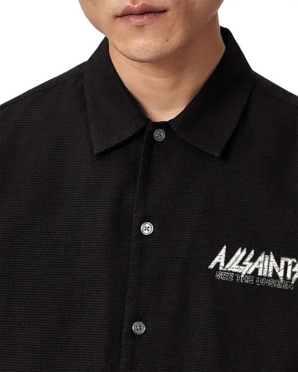 ALLSAINTS Synth See The Unseen Logo Shirt