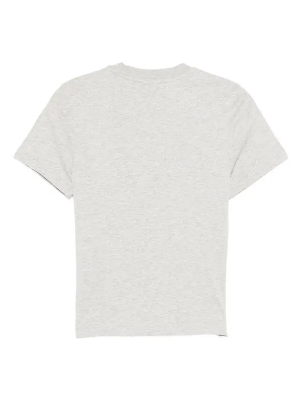 AMI Paris De Coeur Cotton T-shirt - Grey