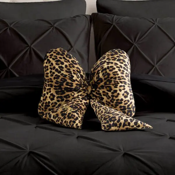 Juicy Couture Bow Shaped Decorative Pillow