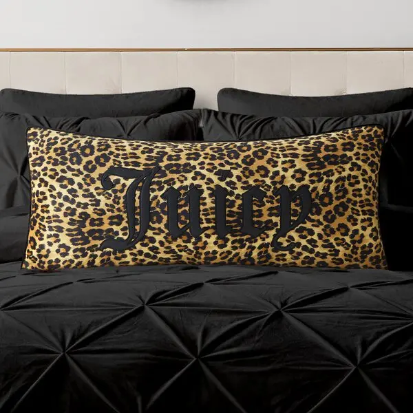 Juicy Couture Gothic Decorative Pillow - Cheetah