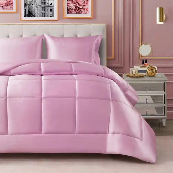 Juicy Couture Solid Satin Down Alternative Comforter