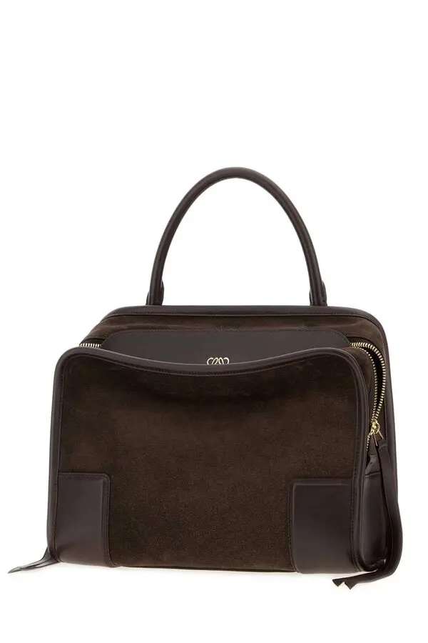 Loewe Suede Medium Amazona Handbag