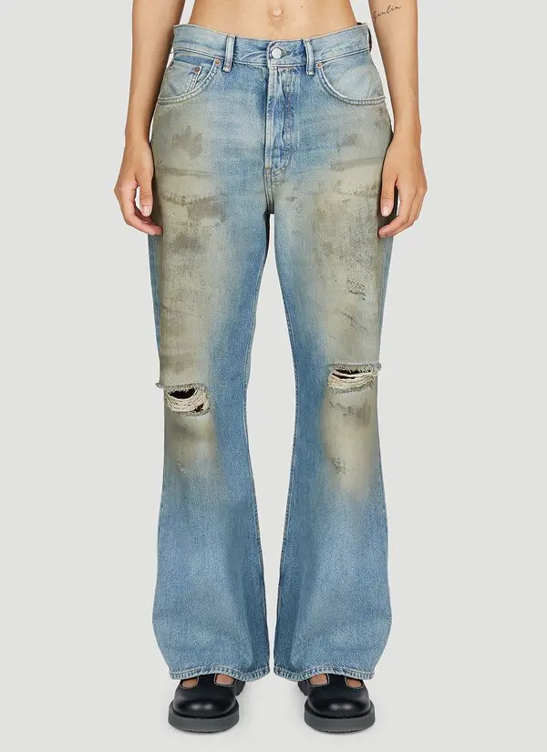 Acne Studios Worn In Jeans - Blue