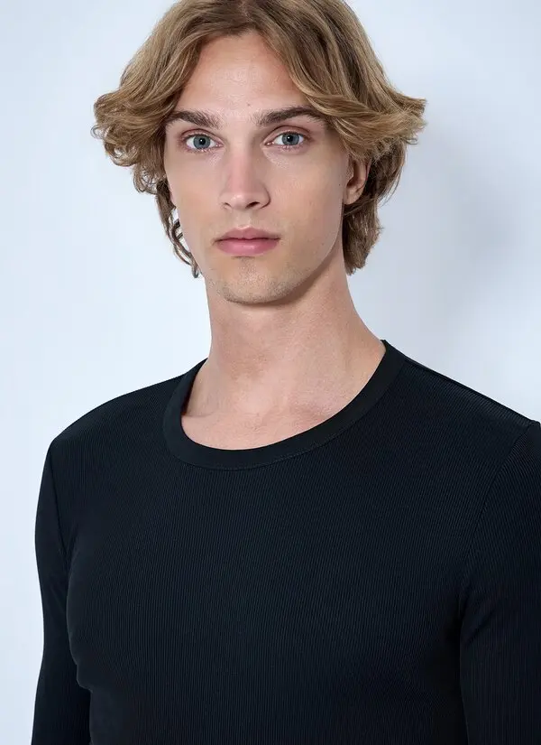 LEMAIRE Long Sleeve Ribbed Tee