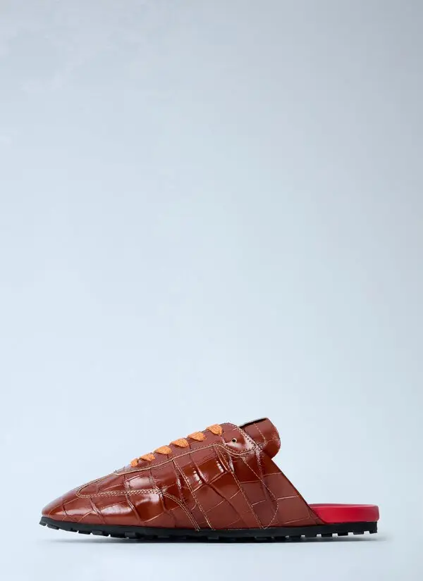 Marni Laced Leather Mules