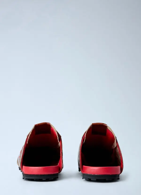 Marni Laced Leather Mules
