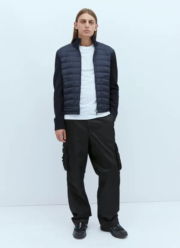 Moncler Logo Patch Zip-up Cardigan