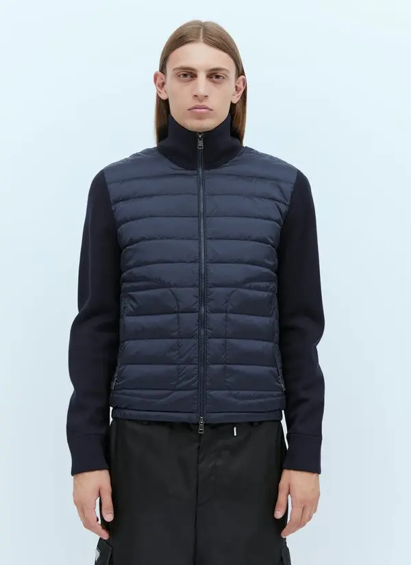 Moncler Logo Patch Zip-up Cardigan