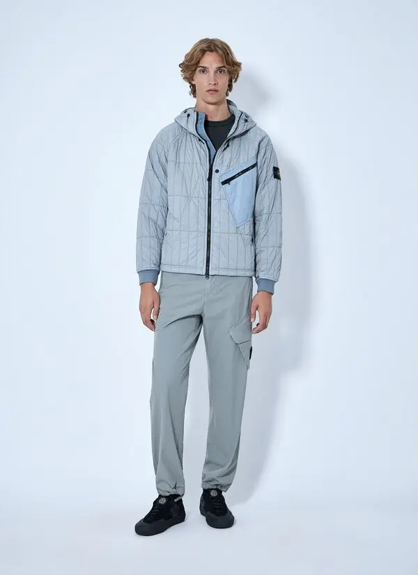 Stone Island Quilted Hooded Jacket