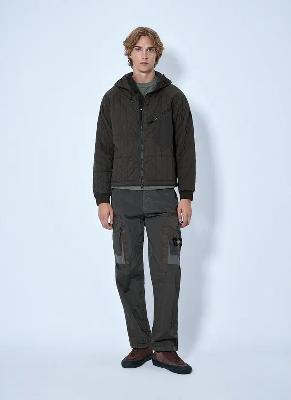Stone Island Quilted Hooded Jacket