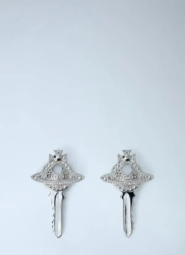 VIVIENNE WESTWOOD Curzio Earrings - Silver