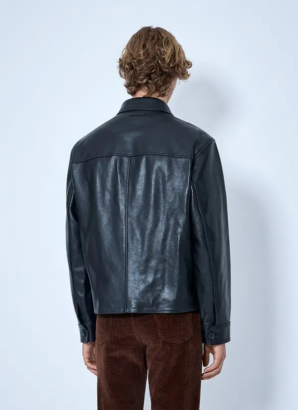 Marni Leather And Suede Panel Jacket