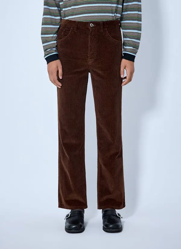 Marni Corduroy Straight-leg Trousers