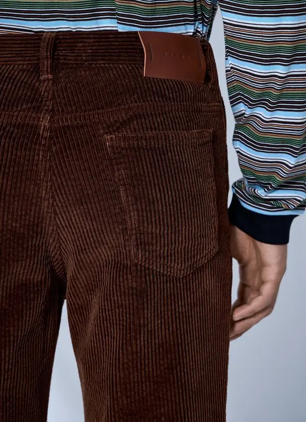 Marni Corduroy Straight-leg Trousers