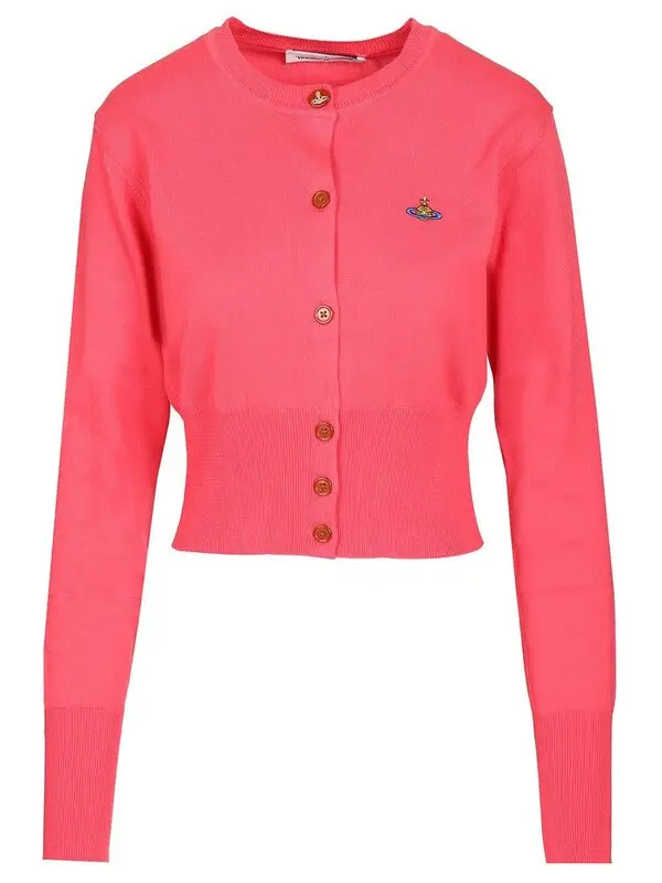 VIVIENNE WESTWOOD Bea Cropped Cardigan - Red